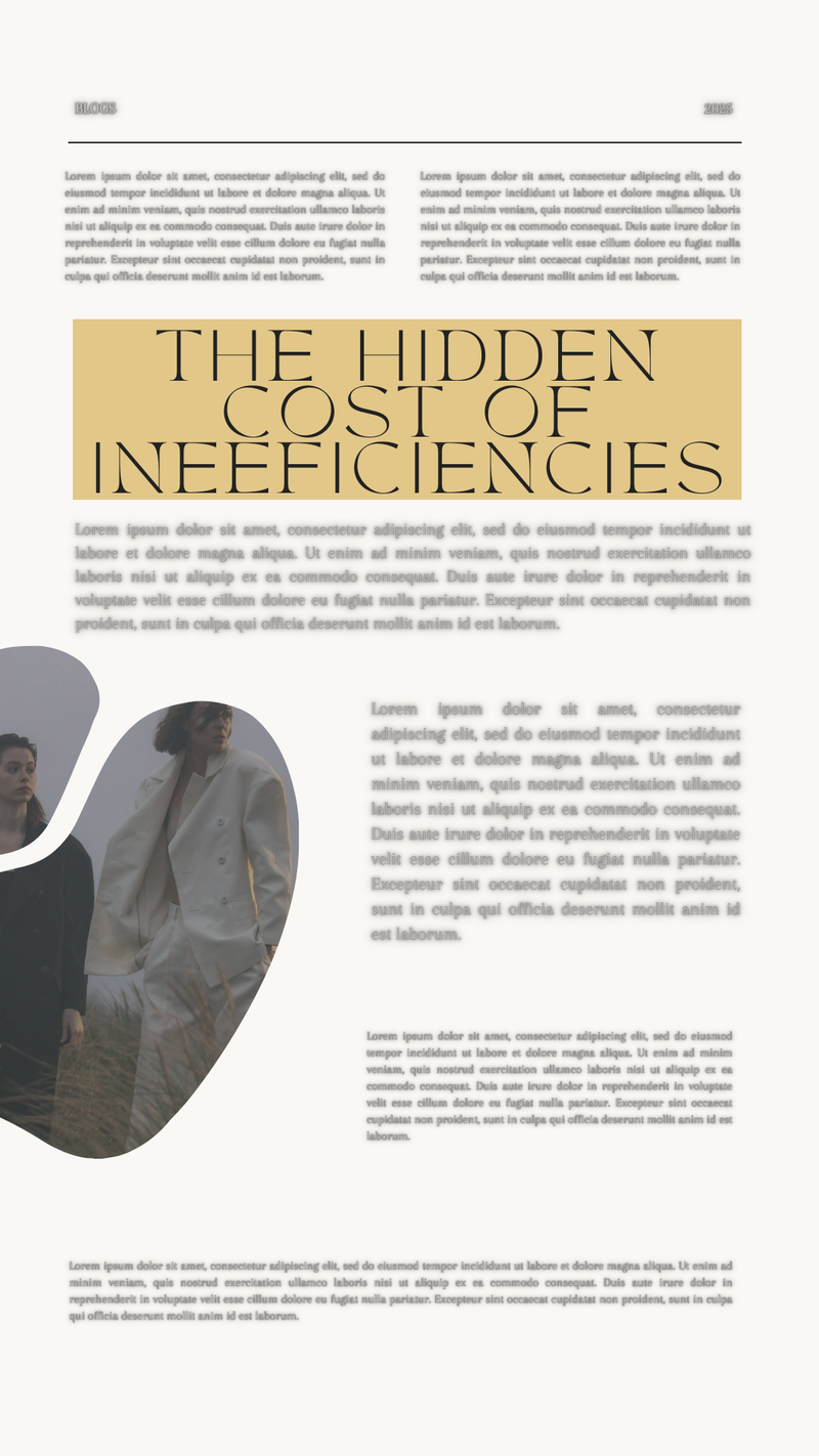 The Hidden Cost of Inefficiency in Business | Holistc™ Consulting ...